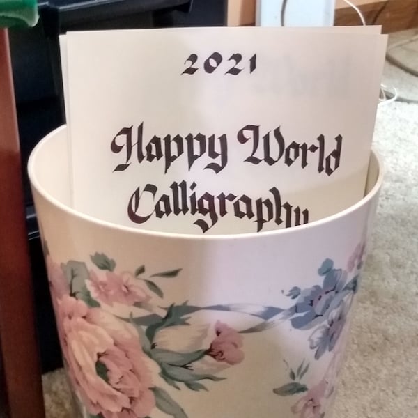 Blackletter/gothic Calligraphy Split Brushes for Procreate - Etsy