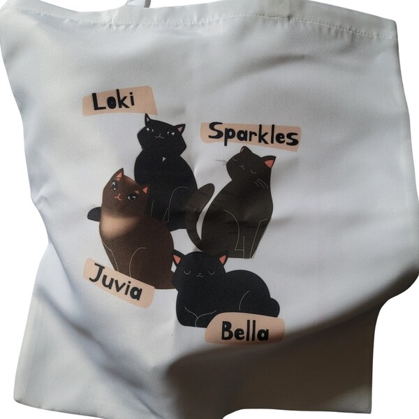 Cat Portrait Personalised Gift Cartoon Portrait Chibi Cat Custom Pet ...