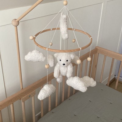Baby Gym Boucle Teddy Bear Balloons Moon Star Cloud Baby Gym Set ...