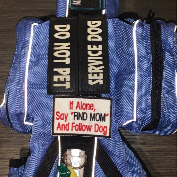 Custom 3 Lines of Text Personalized Patch With Hook and Loop Fastener ...