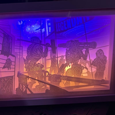 Fallout Light Box Gaming Room Decor Gaming Night Light - Etsy