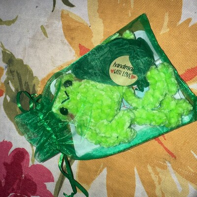 Crochet Fluffy Worry Worm Plush Anxiety Toy - Etsy