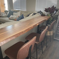 Custom Live Edge Dining Table, Kitchen Table, Live Edge Black Walnut ...