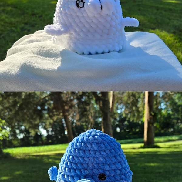 Flippy the Whale & Seal Reversible NO-SOW Pdf Pattern, Including Orca ...
