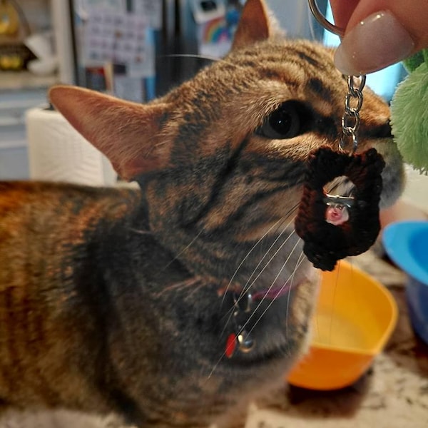 Crochet Animal Pull Tab Keychains - Etsy