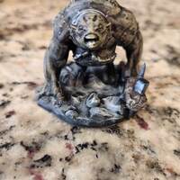 Primeval Vampire 4 Armed Gargoyle Miniature for Tabletop Games Like D&D ...