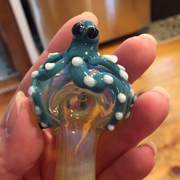 Inside Out American Handblown Space Pipe Glass Pipe Made With Pyrex ...