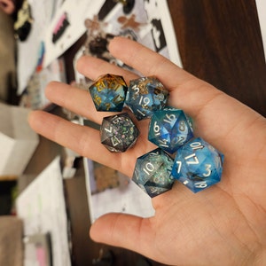 Beholder's Eye Liquid Core Dnd Dice Set for Role Playing Games , Dragon ...