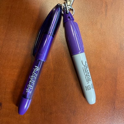 Mini Sharpie for Badge Reel, Nurse Mini Pen Keychain, Badge Reel Mini ...