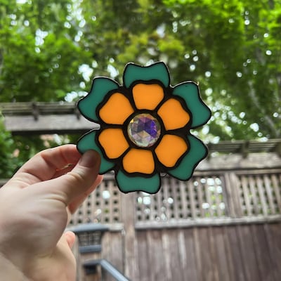 Citrus Slice Stained Glass Pattern Stained Glass Patterns Stain Glass ...