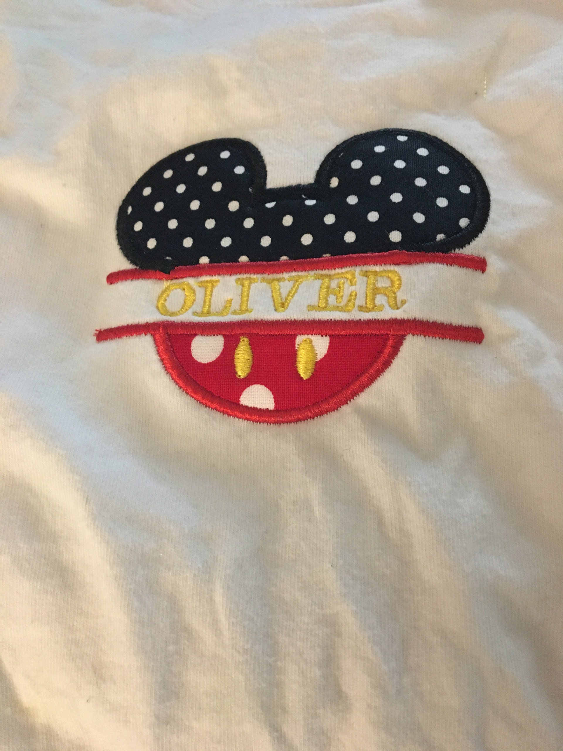 Split Mouse Applique Embroidery Design | Etsy