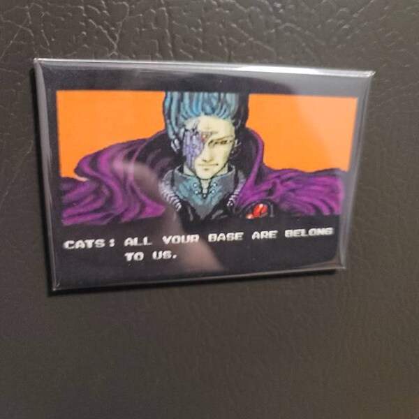 All Your Base Are Belong to Us Fridge Magnet - Etsy