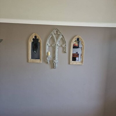 Beautiful Large Baroque Rustic Stone Wall Mirror - Etsy