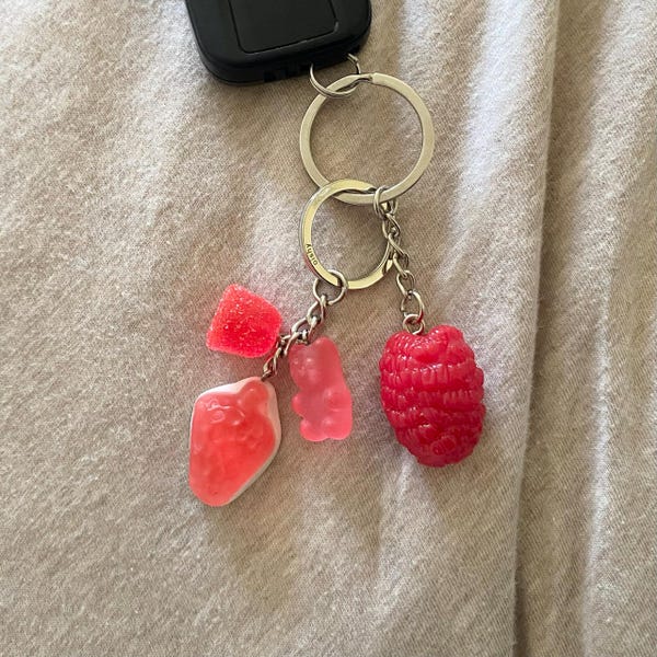 Super Realistic Big Gummy Bear Key Chain - Etsy