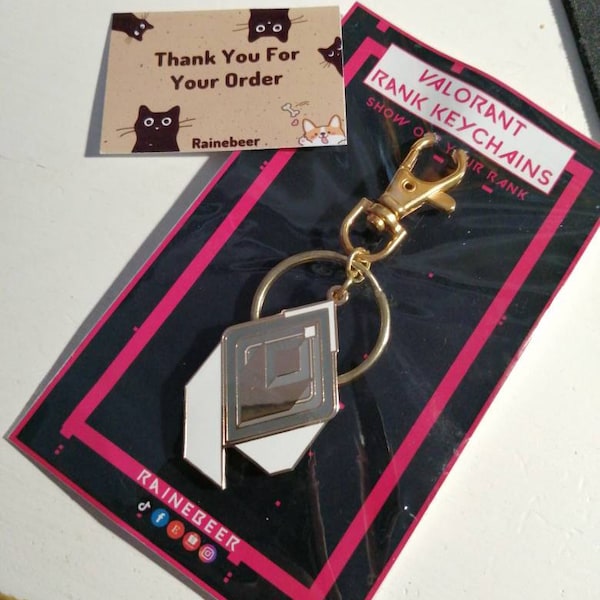 Valorant Diamond Rank Hard Enamel Keychain Rank Buddy Gun Buddy - Etsy
