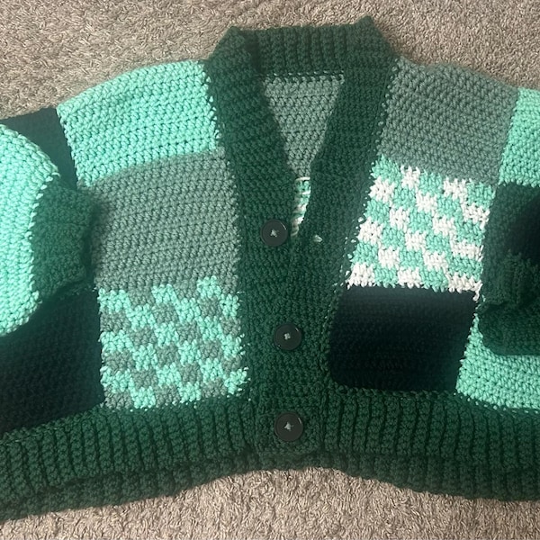 The Luna Cardigan Crochet Pattern | PDF PATTERN With Design Template ...