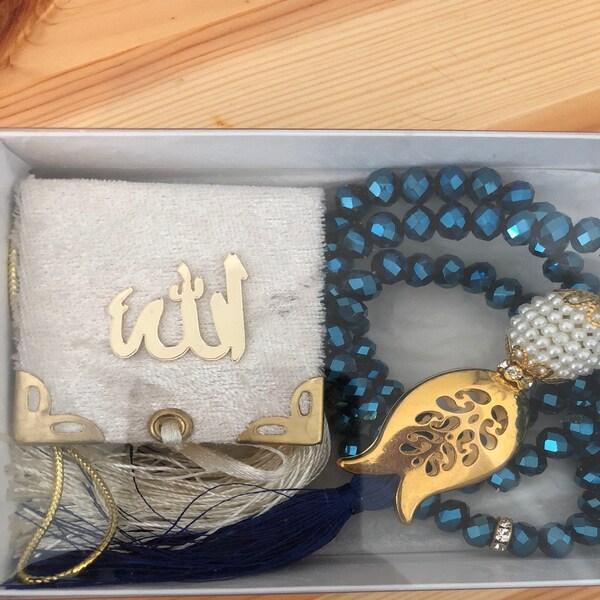 Crystal Tasbih, Misbaha, Islamic Prayer Beads, 99 Beads, Crystal ...