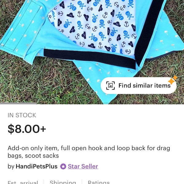 Custom Waterproof Mermaid Tail Drag Bag for Disabled, Handicapped ...