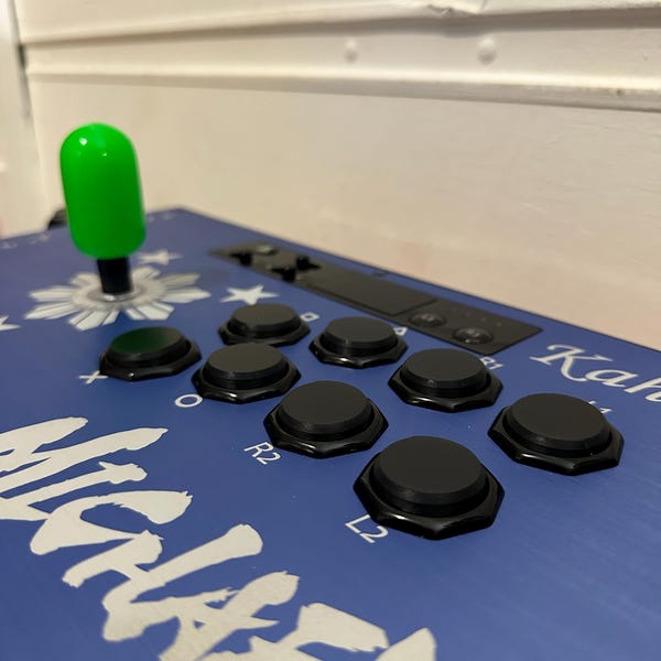 DIY Leverless All Button Controller Case for Sanwa and Similar Buttons ...