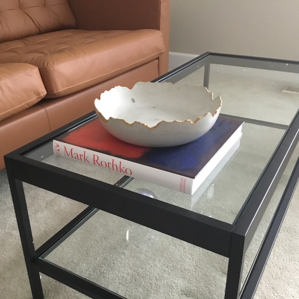 Large Concrete Bowl, Cool Bowl Centerpiece, Bowl for Keys, Key Holder ...