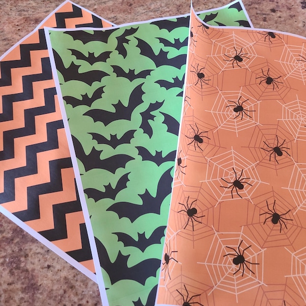 21 Cute Halloween Digital Papers, Spooky Ghost Pumpkin Seamless Pattern ...