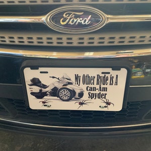 Can Am Ryker License Plate for Your Car Customized With Your - Etsy