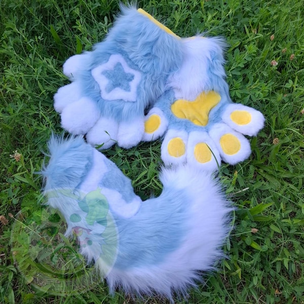 DIGITAL Wickerbeast Hand Paw Pattern for Fursuits PDF Download - Etsy