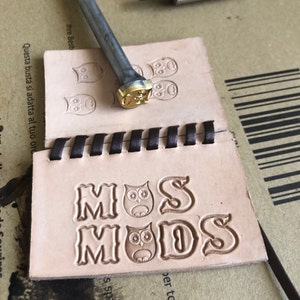 013-14 STRAIGHT MEANDER Leather Stamp Homemade Custom Saddlery - Etsy