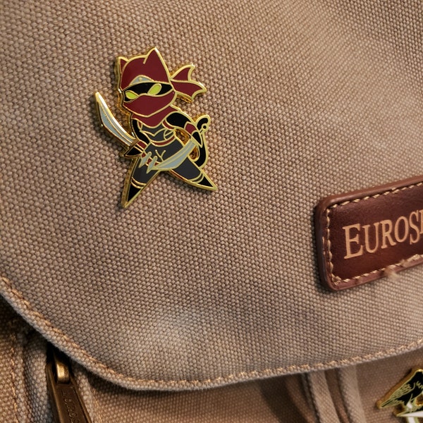 Rogue Class - RPG Black Cat S1 - Hard Enamel Pin - Etsy
