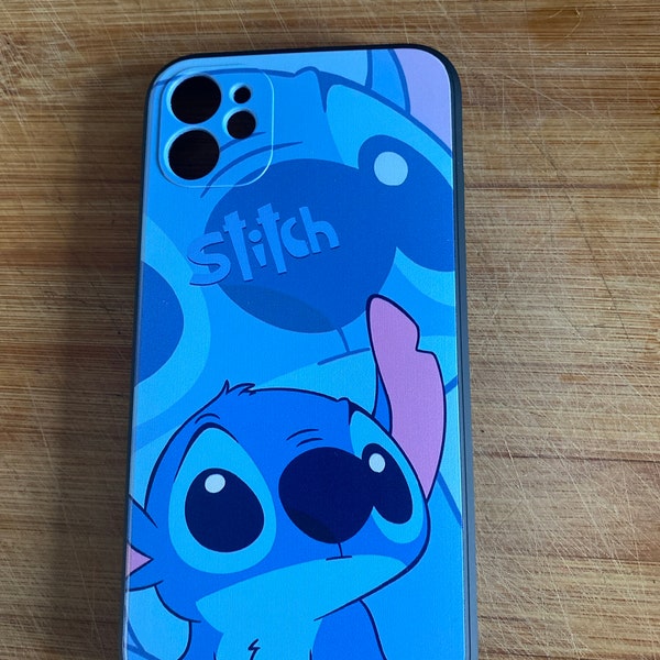Lovely Stitch Personalized Phone Case for iPhone 7/8 X/xs Max XR 11 12 ...