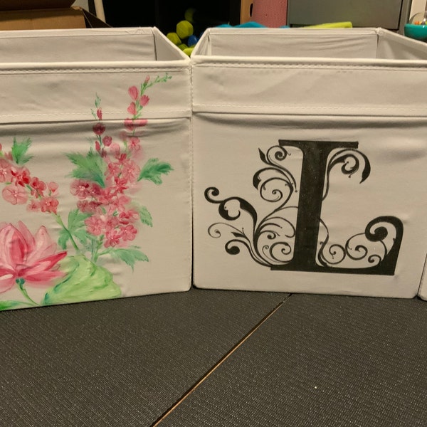 Custom Ikea Drona Storage White Box Expedit/kallax Insert - Doodle ...