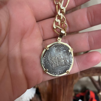 Atocha Shipwreck Gold Coin Pendant Made With 14kt Solid Pure - Etsy