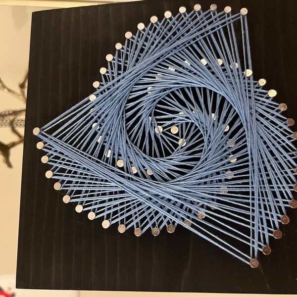 Geometric String Art Decor - Pack of 4 - Etsy