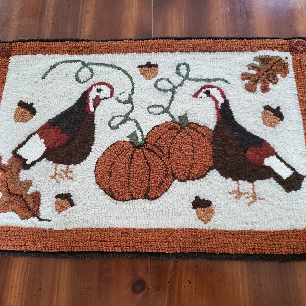 Autumn Rug Hooking Pattern - "give Thanks" - Etsy