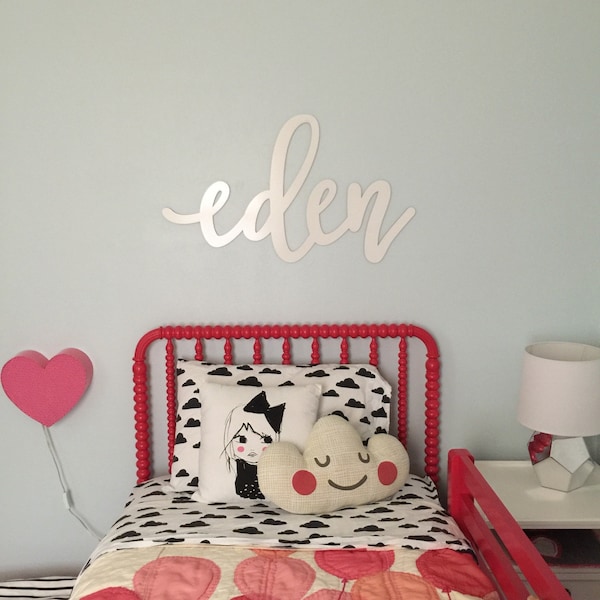 Custom Large Name Sign Birthday Backdrop Decoration Laser Cut Modern ...