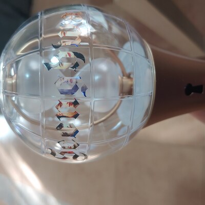 LIGHTINY VER 1 and VER 2 Old English Name Decals ateez Lightstick - Etsy