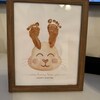 I Love You / Handprint Footprint Art Craft / Heart Valentine's Day ...