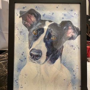 Custom Hand Painted Dog Portrait Custom Pet Portrait Custom Pet ...