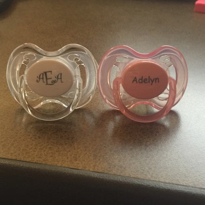 Personalized Pacifier Baby Girl Personalized Pacifier Baby Girl Gift ...