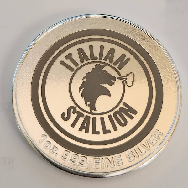 1 Oz Fine .999 Silver Logo/photo Coin. Design & Create Your Own ...