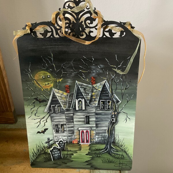 Halloween Poison Potion Bottle Sign Tole Painted Halloween Sign Potion ...