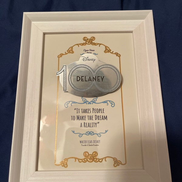 Cast Member Name Tag Display Frame and Print | Casting Agency Door ...