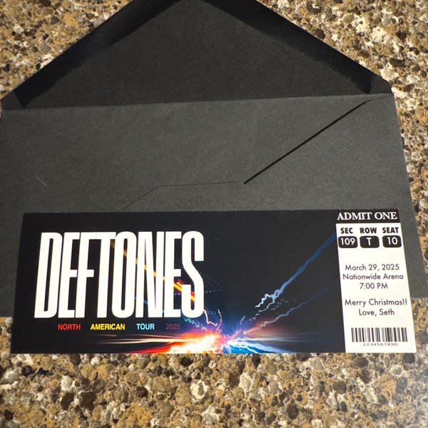 Personalised Theatre Ticket | Show | Musical Theatre | Memorabilia ...