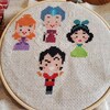 Mini Villains Cross Stitch Pattern, Villains Mini Pixel Cartoon Hero ...