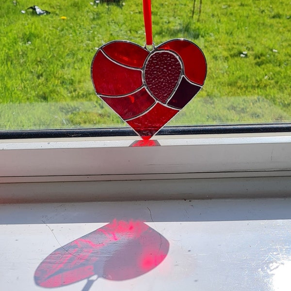 Stained Glass Highland Cow With Silver Solder on a Metal Chain - Etsy UK