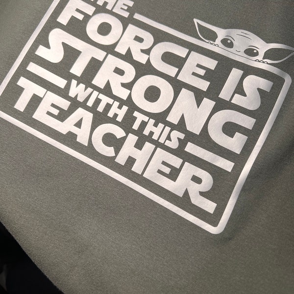 The Force is Strong With This Teacher Svg Png, Strong Teacher Svg ...