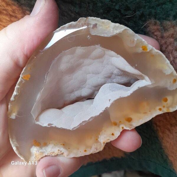 6.9 Lb Agate Geode - Geode - Quartz Geode - Polished Geode Half ...