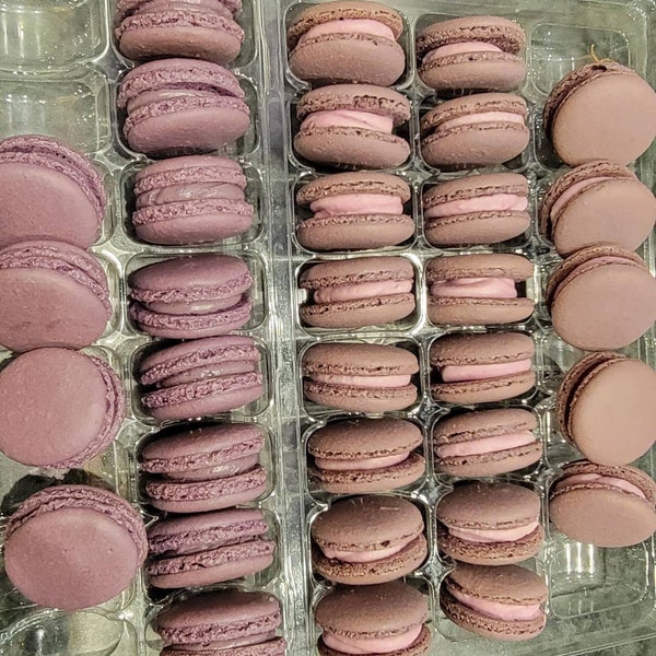 6 Pack Ube Macaron - Etsy