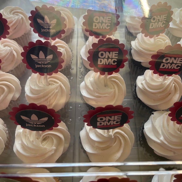 Corporate Logo Cupcake Toppers Business Logo Branded Cupcake Toppers ...