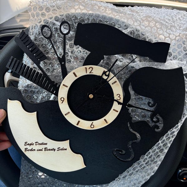 CUSTOM Math Clock- Engraved Math Gift With Name or Phrase of Your ...